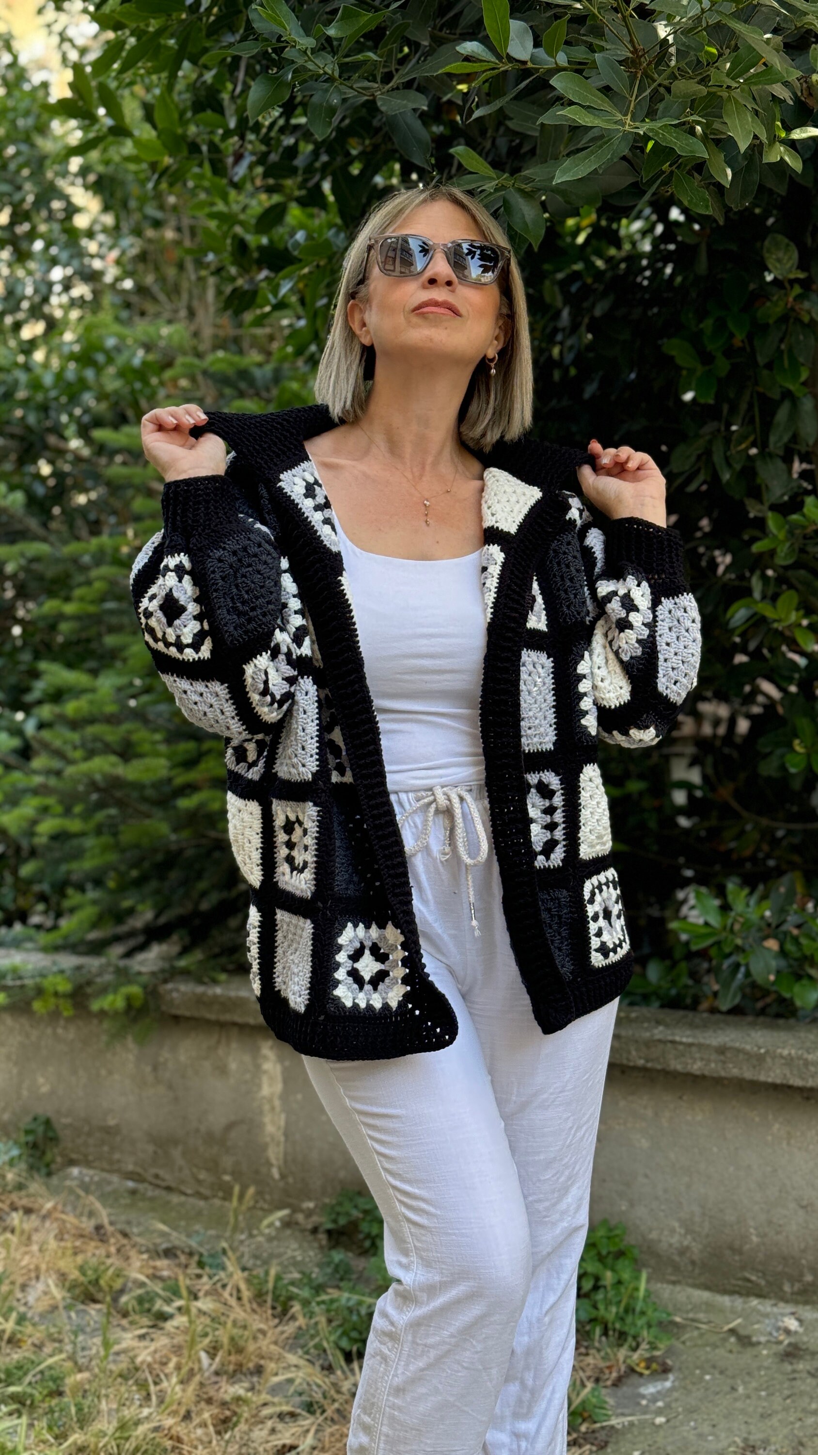 CROCHET BOMBER JACKET - Etsy