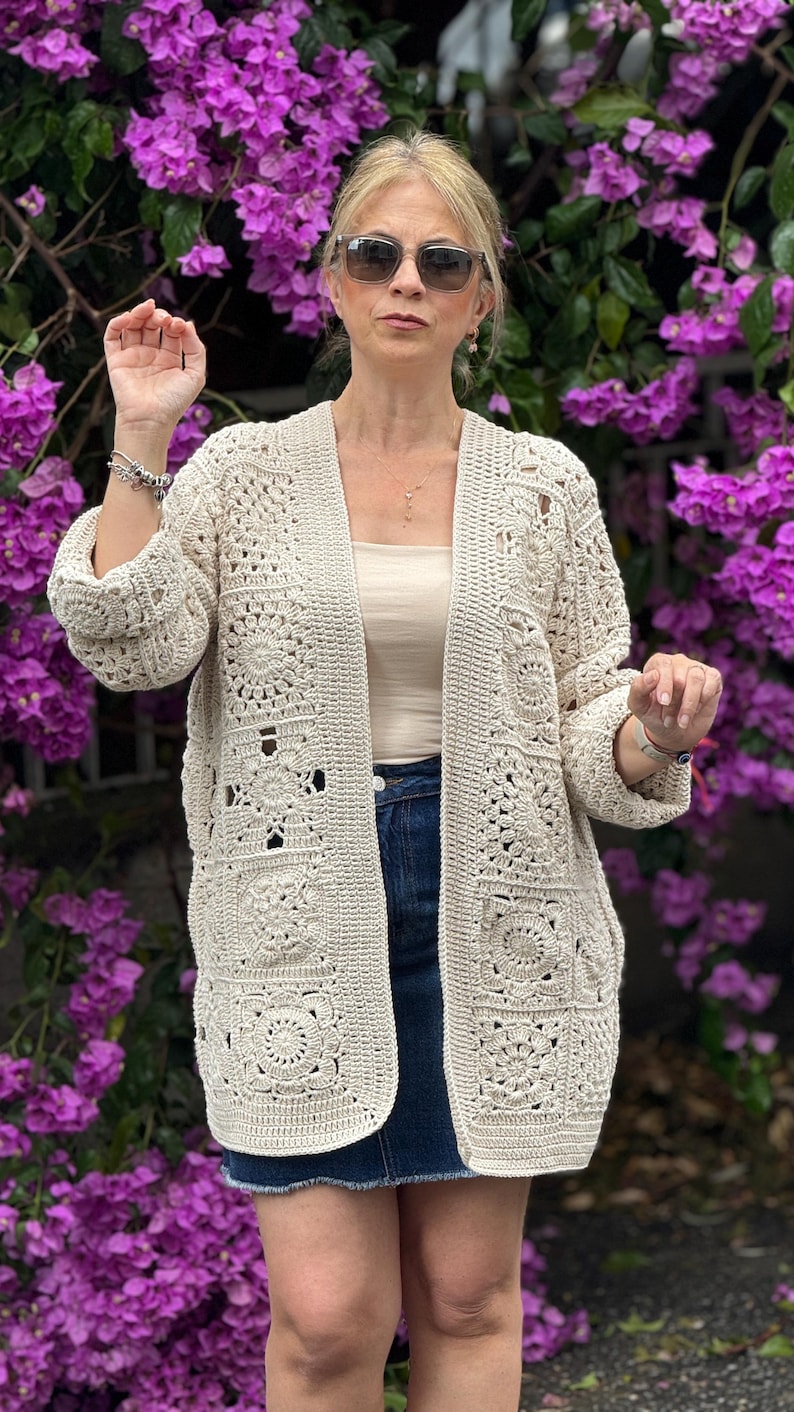 CROCHET CARDIGAN - Etsy