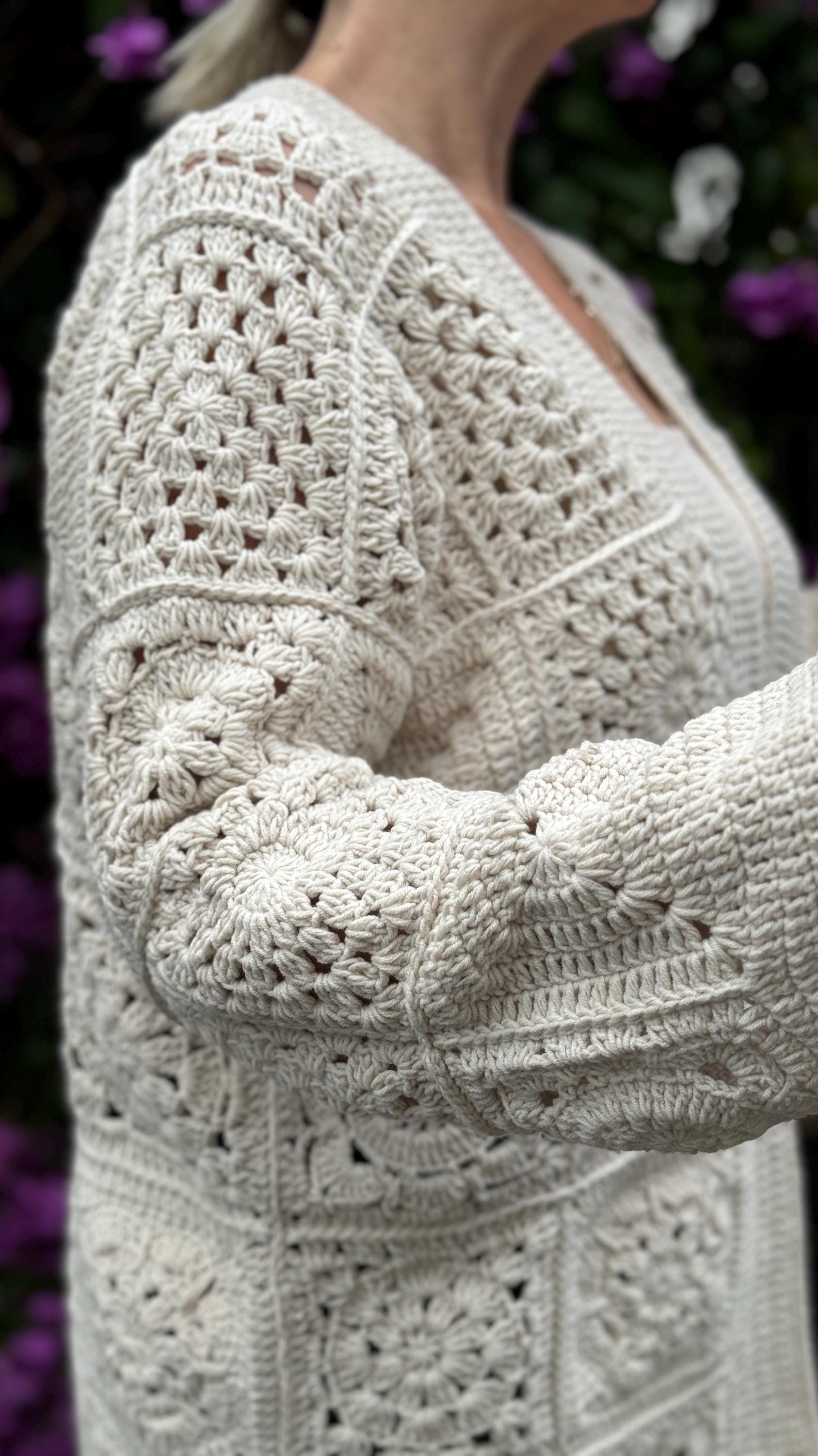 CROCHET CARDIGAN - Etsy