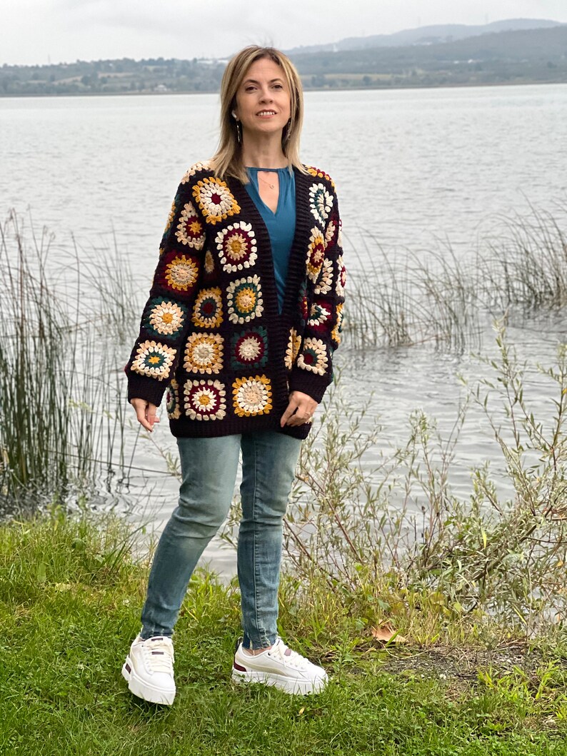 Crochet Cardigan - Etsy