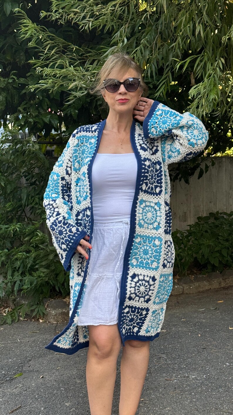 CROCHET CARDIGAN - Etsy