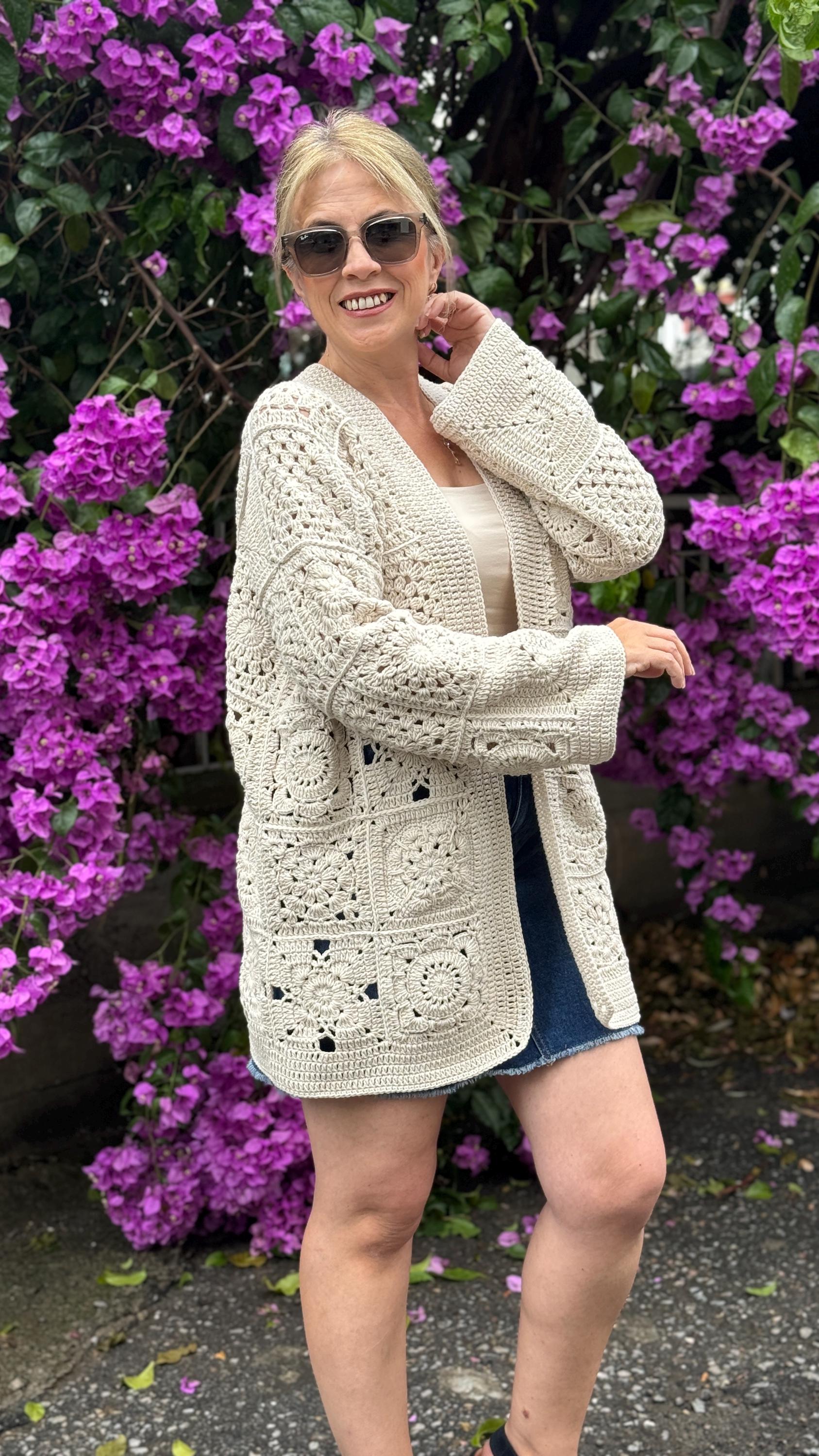 CROCHET CARDIGAN - Etsy