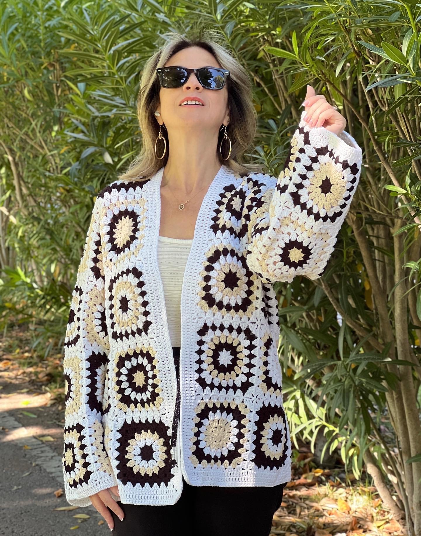 Crochet Cardigan - Etsy