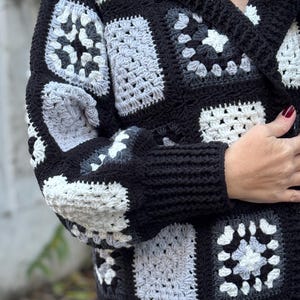 COLLAR CROCHET CARDIGAN - Etsy