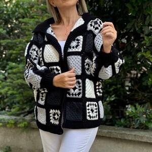 CROCHET BOMBER JACKET - Etsy