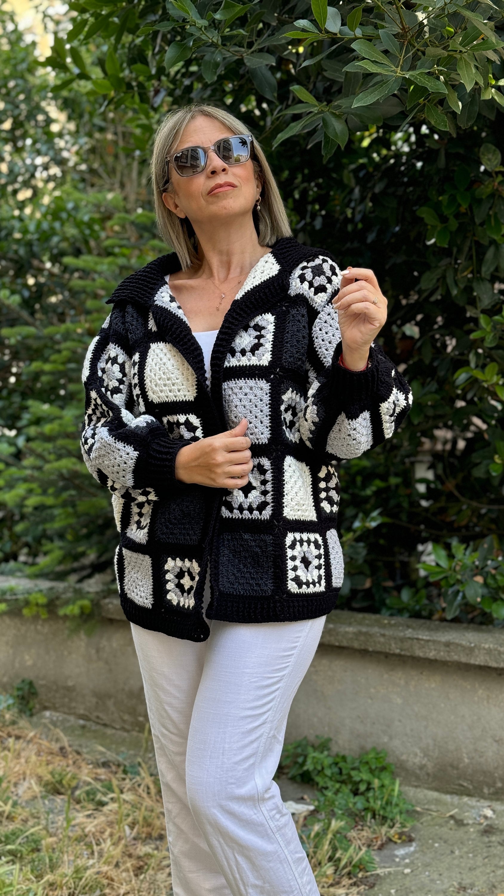 CROCHET BOMBER JACKET - Etsy