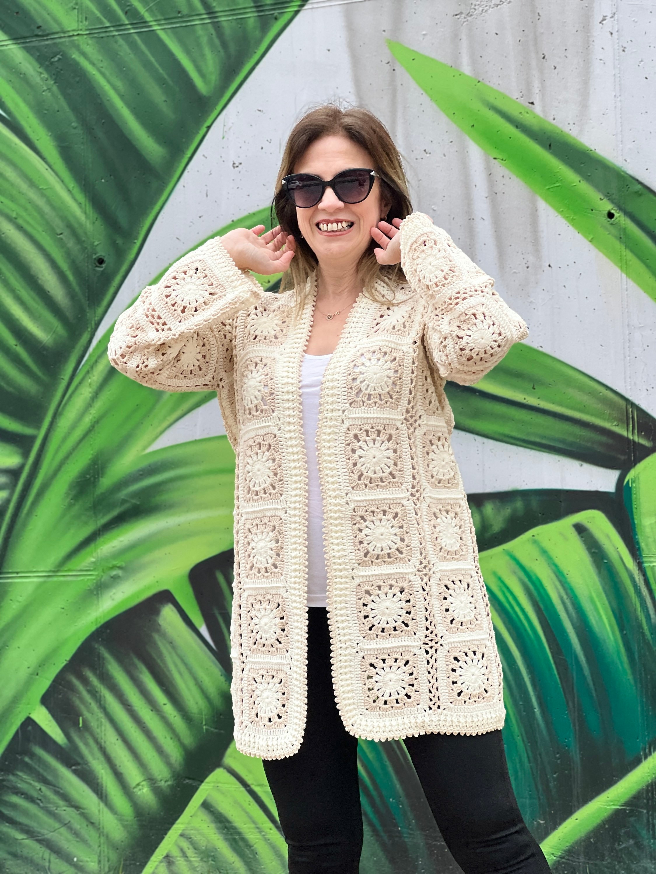 Crochet Cardigan - Etsy