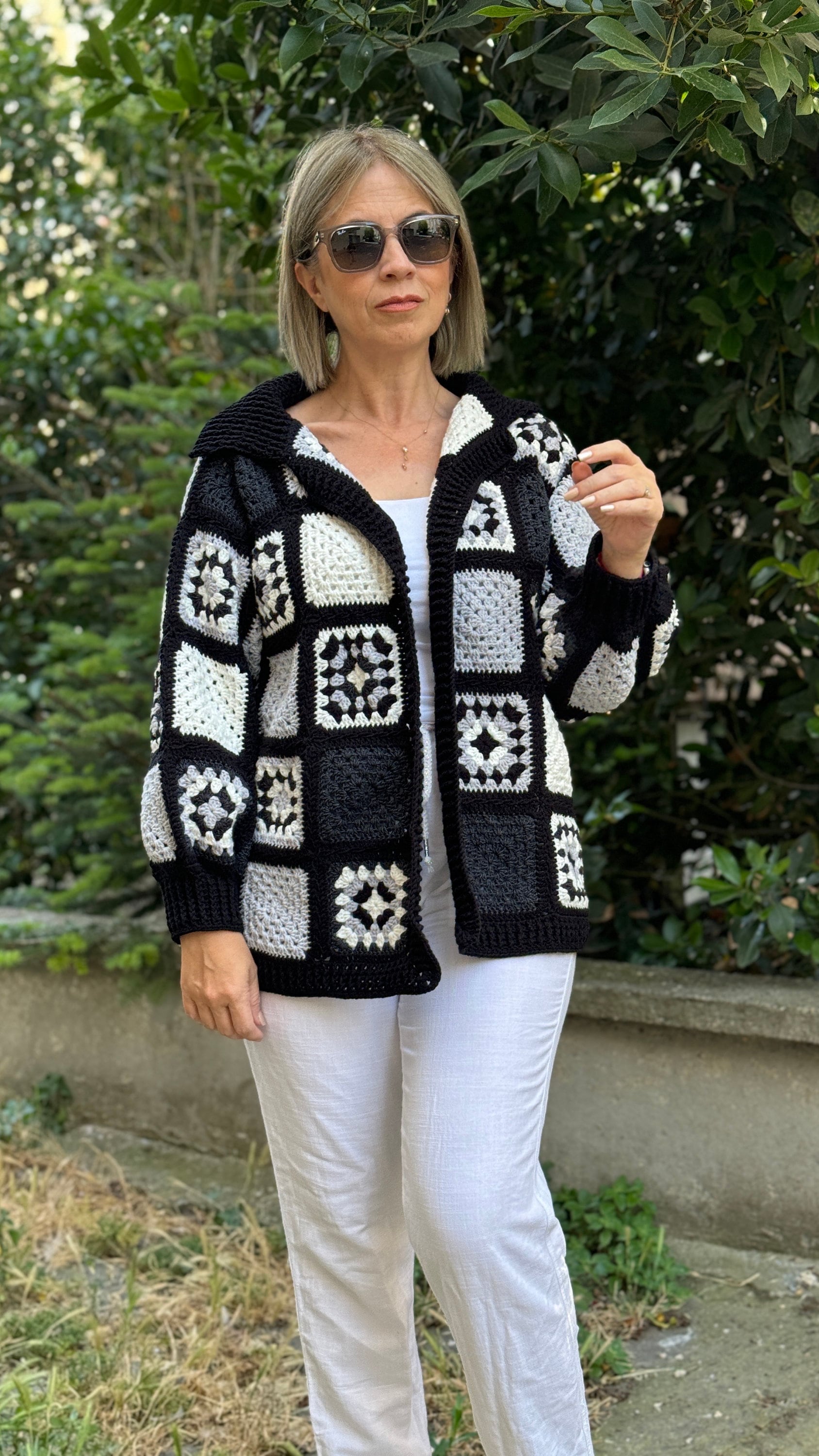 CROCHET BOMBER JACKET - Etsy