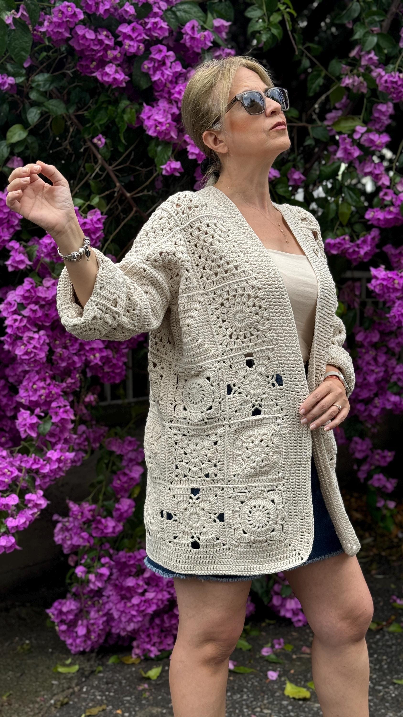 CROCHET CARDIGAN - Etsy