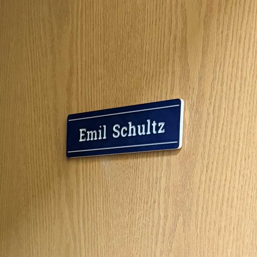 Custom 3D Printed Office Name Plate – Personalized Door Sign – Desk ...