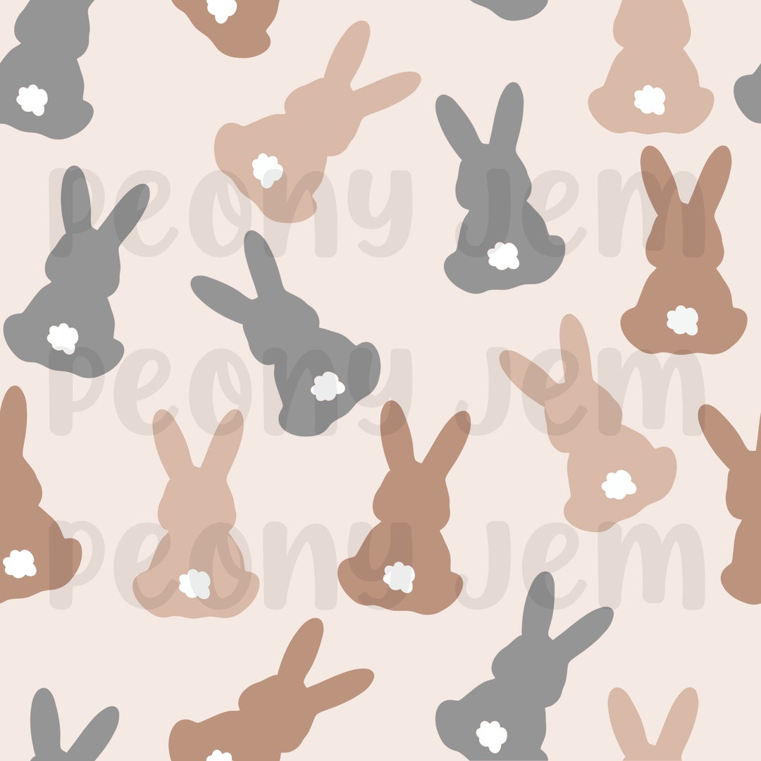 Bunny Seamless Design // Easter Design // Spring Design // Seamless ...