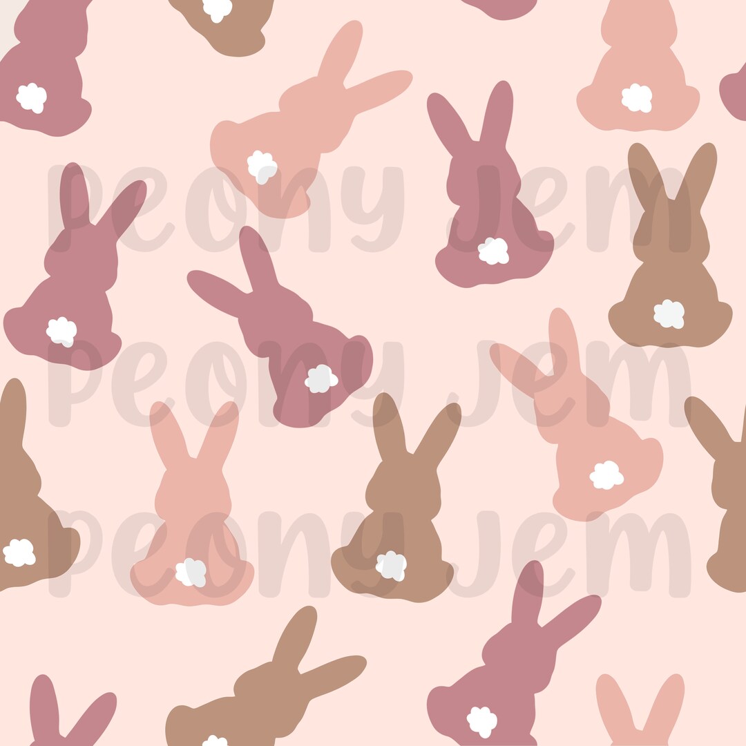 Bunny Seamless Design // Easter Design // Spring Design // Seamless ...