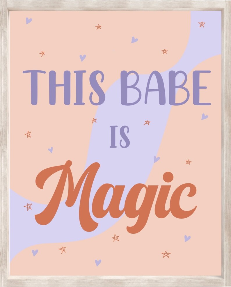 Magic Printables // Girly Art // Girly Printables // Kids Room - Etsy