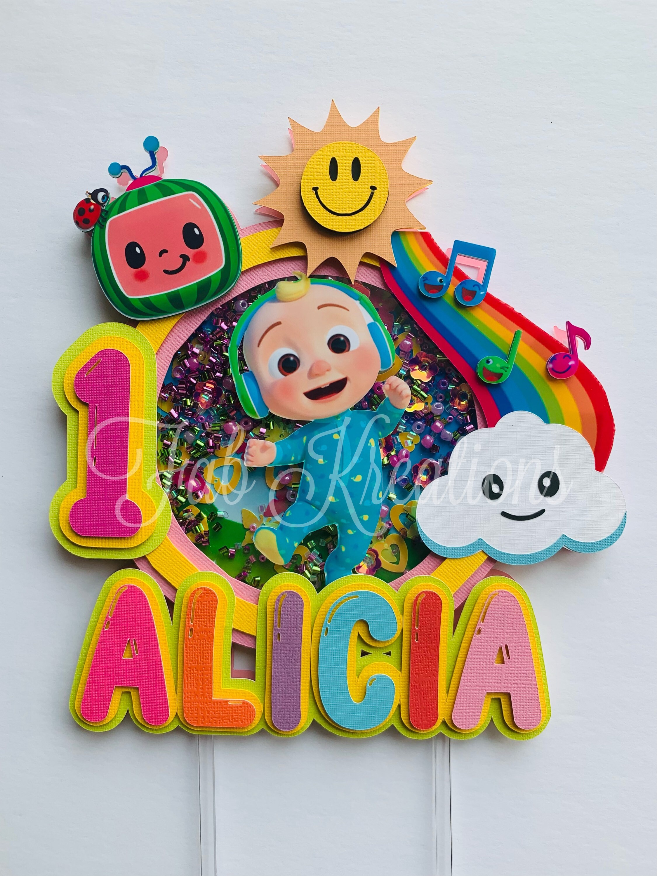 Cocomelon Cake Topper - Etsy Canada