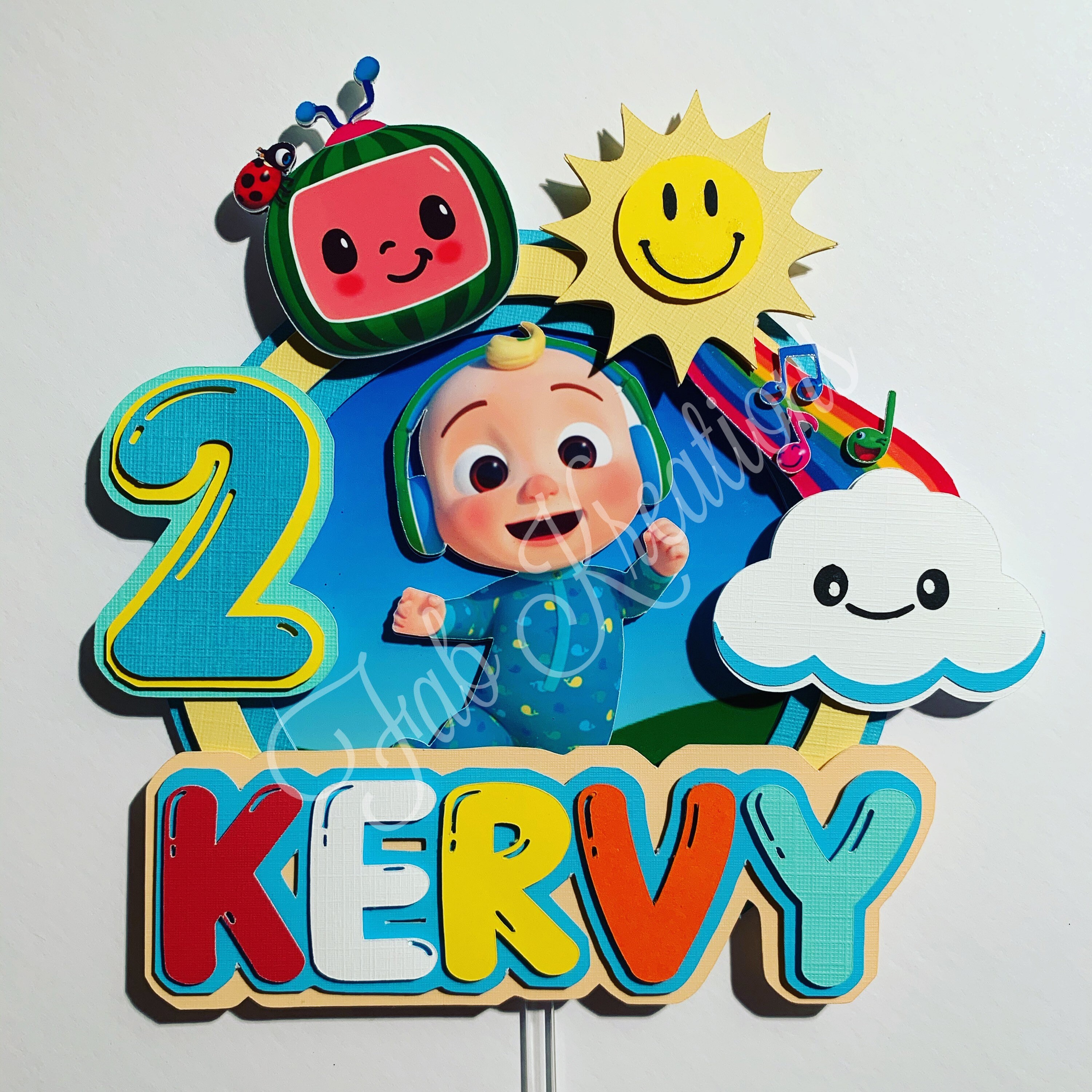 Cocomelon Cake Topper - Etsy Canada