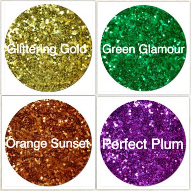 Deluxe Medium Hex Shaped Glitter, 13 Colors! - Etsy