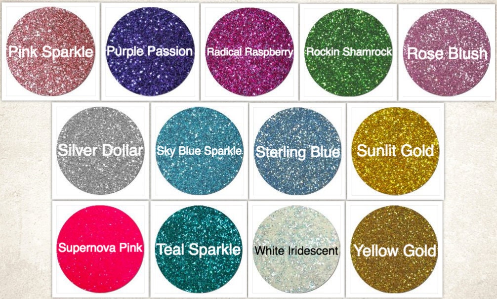 Deluxe Fine Hex Shaped Glitter 52 Colors - Etsy
