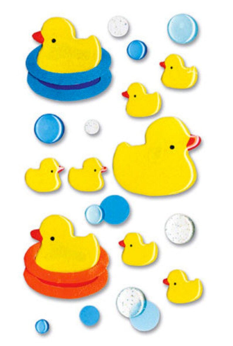 Epoxy Rubber Ducky Stickers - Etsy