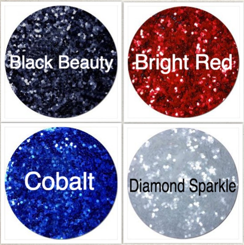 Deluxe Medium Hex Shaped Glitter, 13 Colors! - Etsy