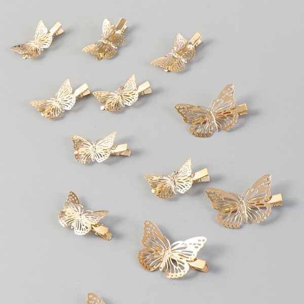 Butterfly Hair Pins - Etsy