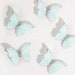 Mint Green Blue Butterfly Clips Set, Toddler Clips, Monarch 3d ...