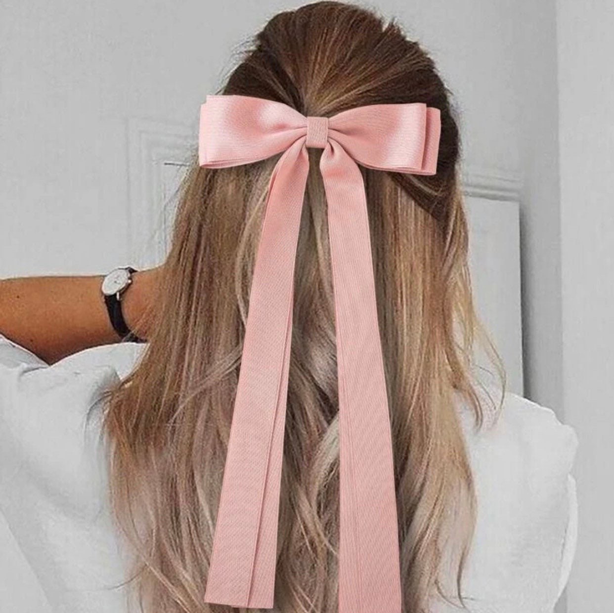 Pink Hair Ribbon