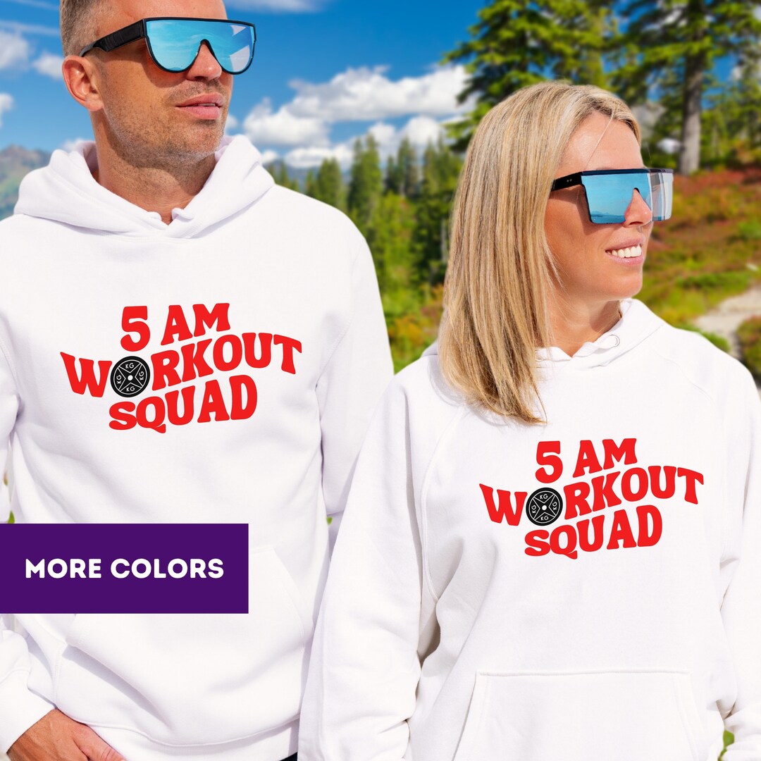 5am Workout Squad 5am Crew 5am Club 5am Squad Hoodie - Etsy