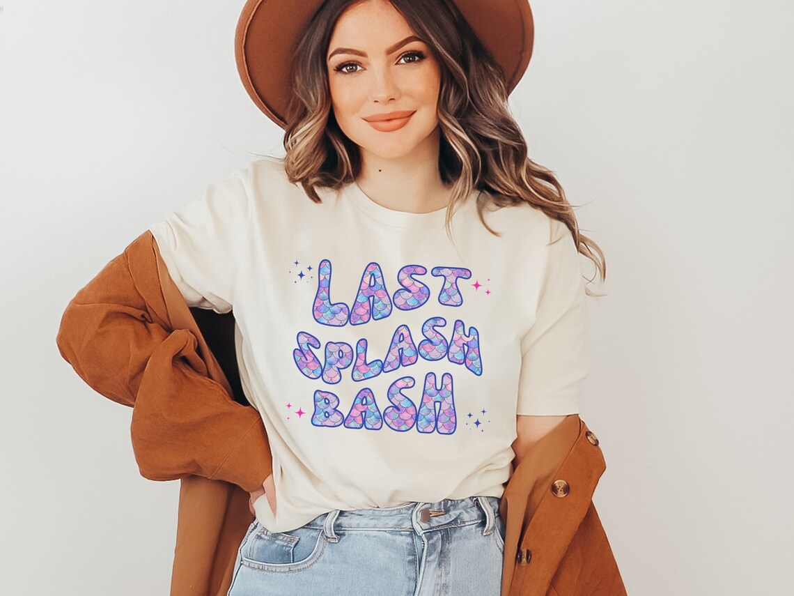 Last Splash Bachelorette Party Shirts Trading My Tail for A - Etsy