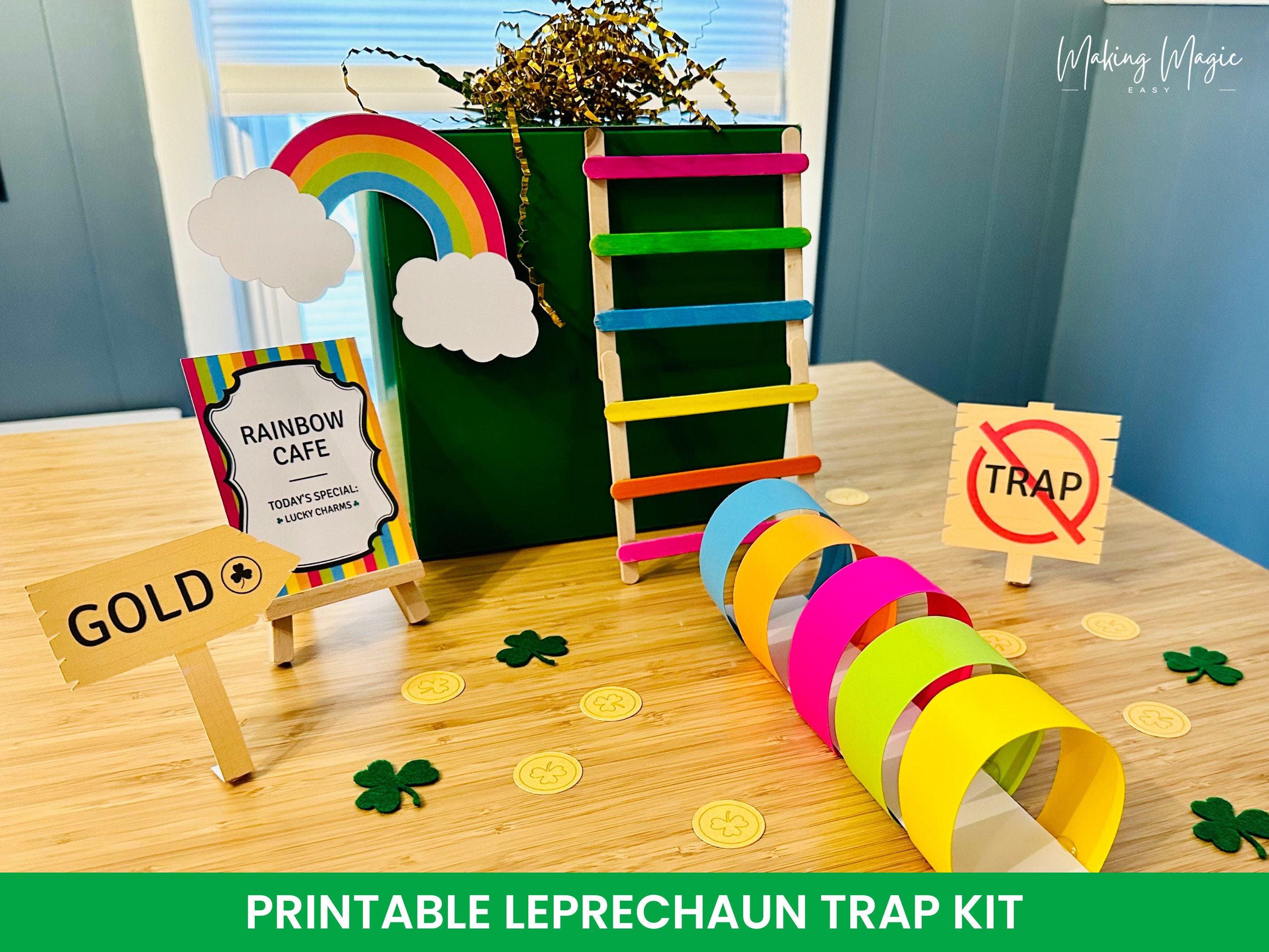 PRINTABLE Leprechaun Trap Kit, DIY, St Patrick's Day Craft, St Patty's ...