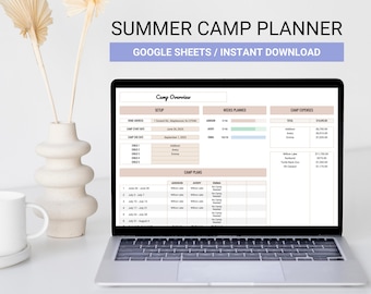 Editable and Printable Summer Camp Registration Form Template - Etsy