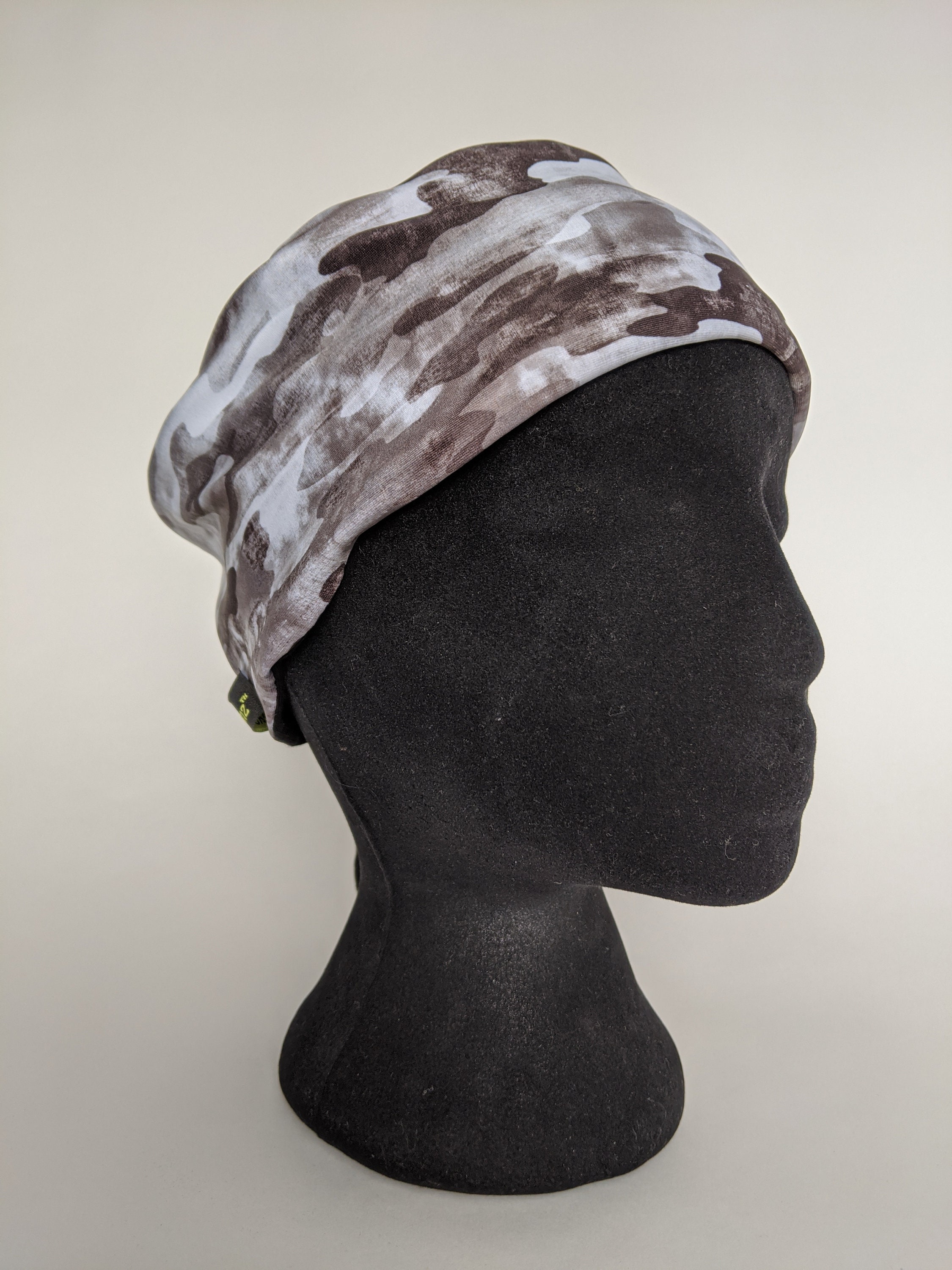 Gray or Brown Camo Scrub Cap Chef Hat Nurse Hat Doctor Hat | Etsy