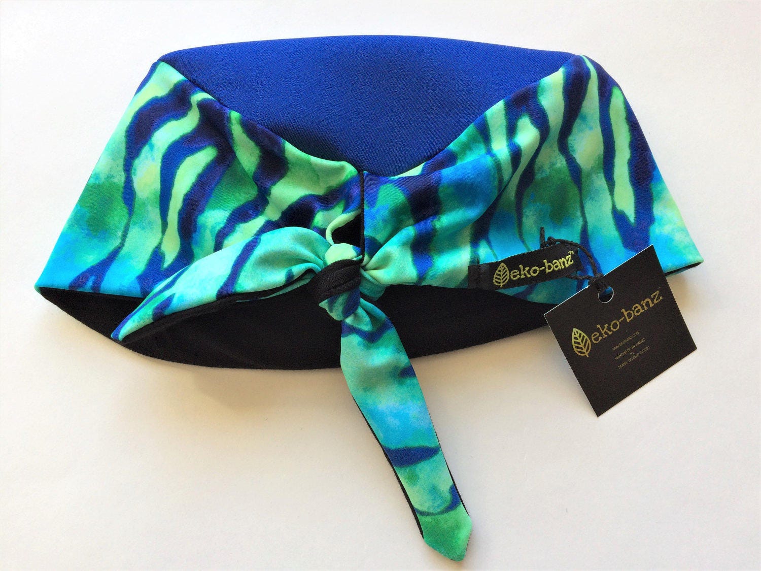 Scrub Cap, Chef Hat, Tie Back, Caribbean Waters Print - Etsy