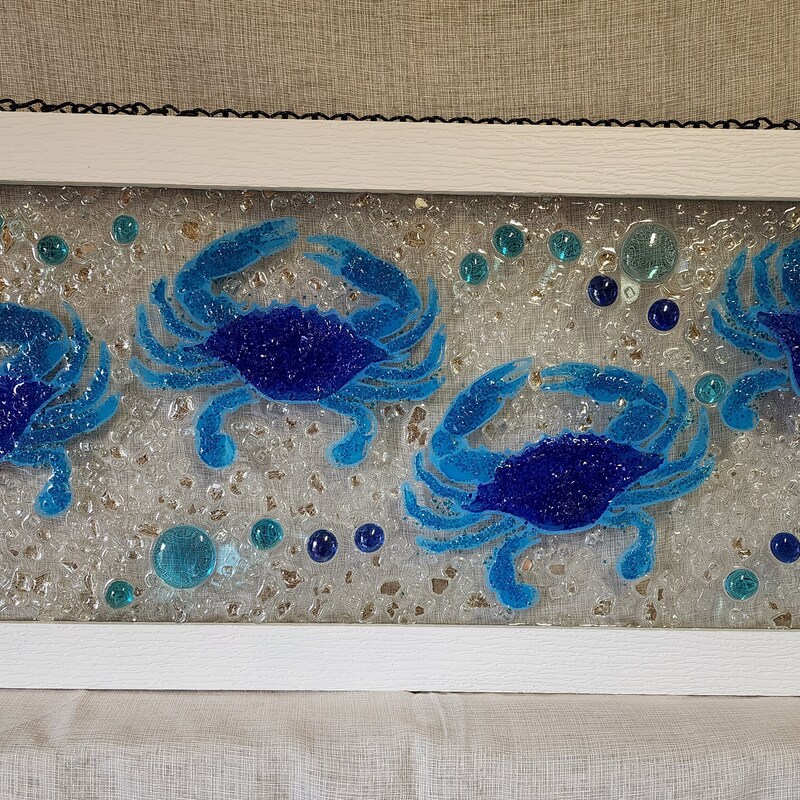 Stained Glass Crab - Etsy