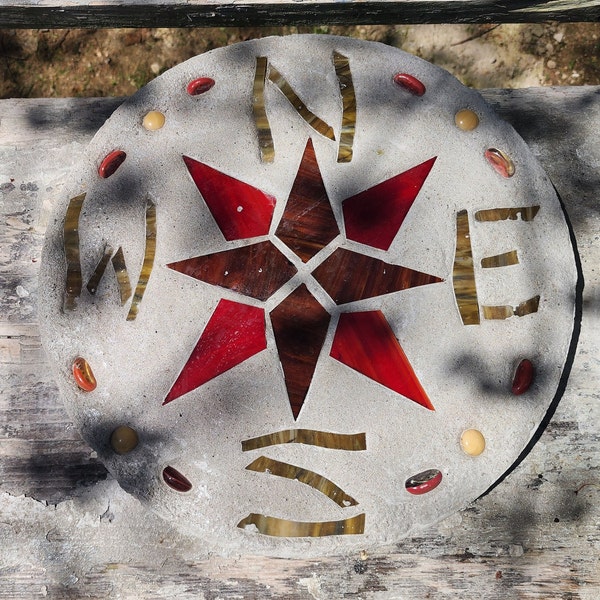 Compass Rose Inlay - Etsy
