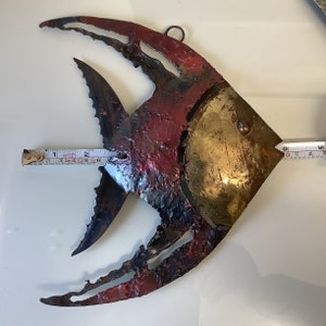 Brutalist Fish Copper Burning by Billy Macrae - Etsy