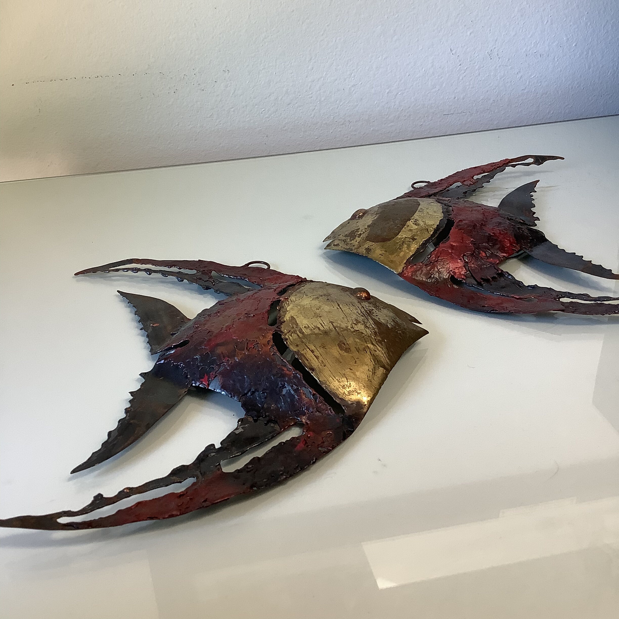 Brutalist Fish Copper Burning by Billy Macrae - Etsy