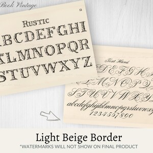 Vintage Typography Paper Pack, Printable, 14pcs / Digital Paper Pack ...