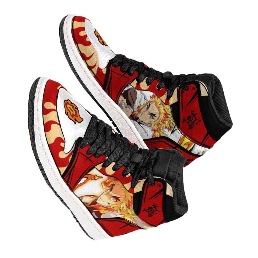 Rengoku Kyojuro Shoes Anime Boot Sneakers - Etsy