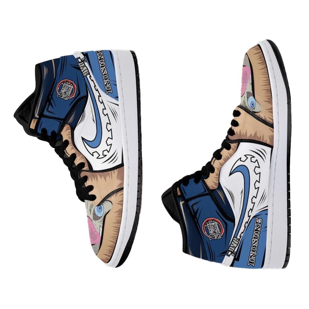 Inosuke Nichirin Swords Custom Anime Shoes - Etsy
