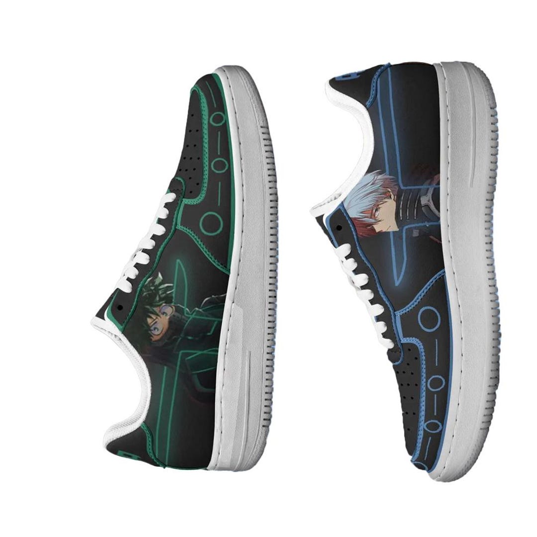 MHA Musketeers Deku X Shoto AF Sneakers Custom Anime Shoes - Etsy