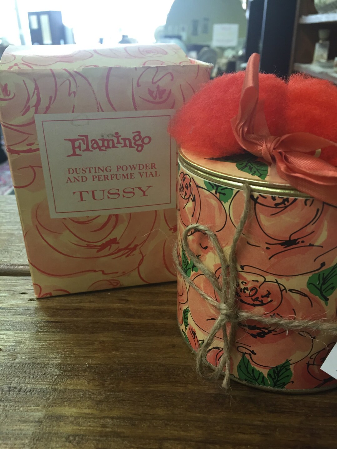 Vintage Tussy Flamingo Dusting Powder - Unused Retro Glamour in ...