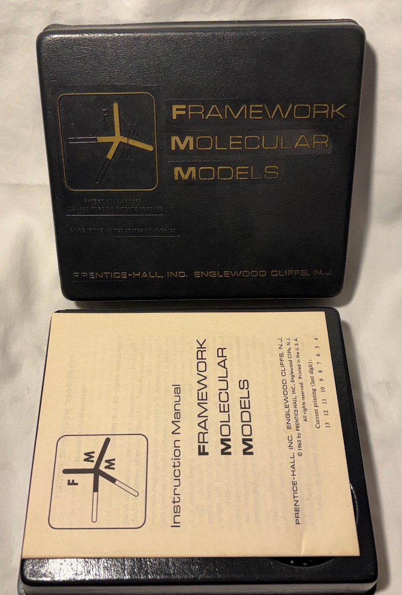 Vintage Framework Molecular Models Modeling Kit. Produced by Prentice ...