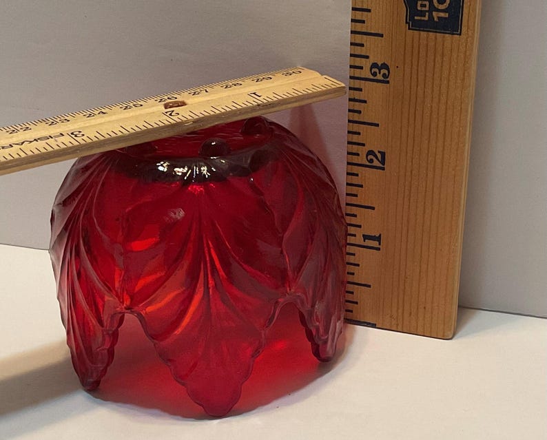 Beautiful Ruby Red Tulip Candle Holder - Etsy