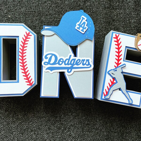 Dodgers Letters - Etsy