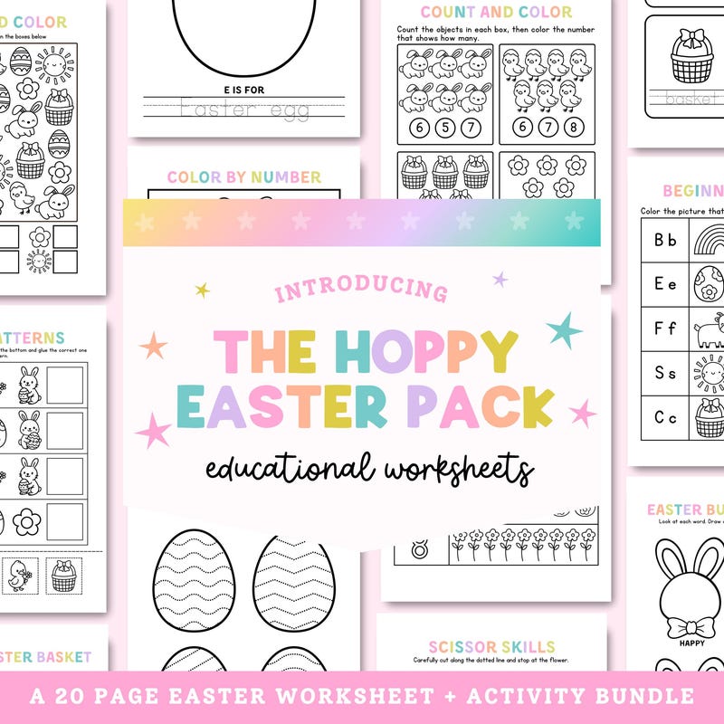 Spring Kinder Pdf - Etsy