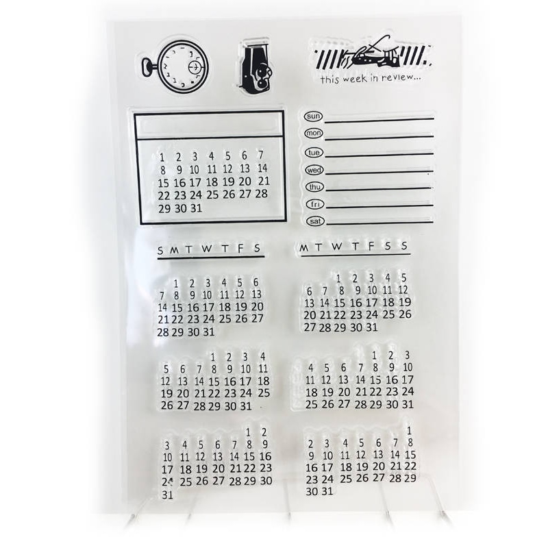 Calendar Stamp - Etsy