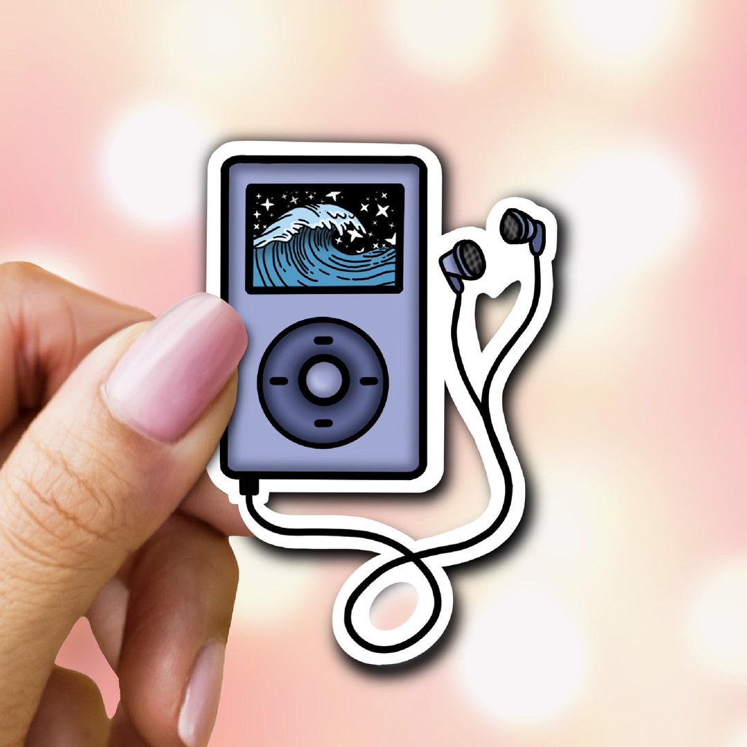 Aesthetic Ipod Sticker Purple Y2K Sticker - Etsy