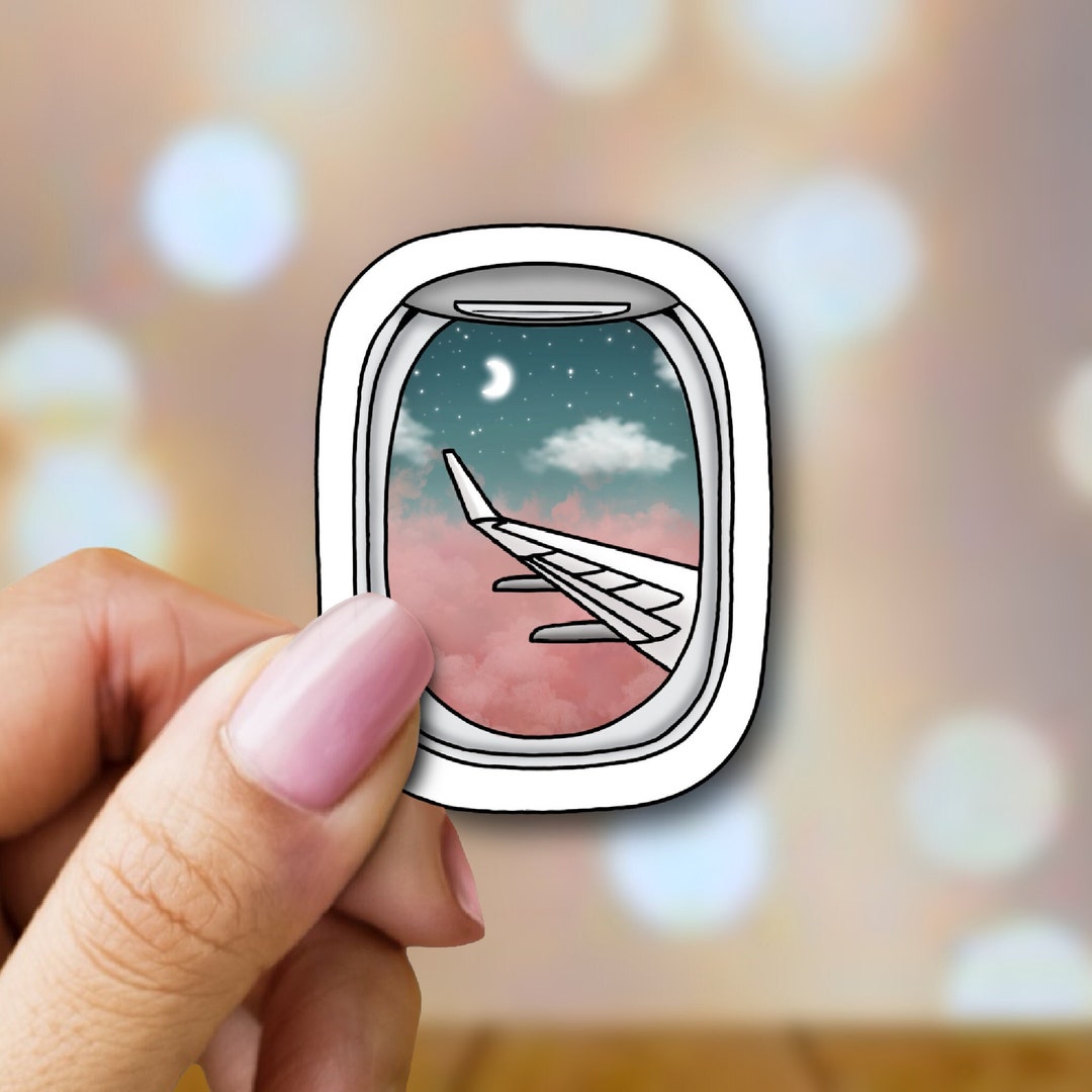 Travel Sticker Plane Window Sticker - Etsy