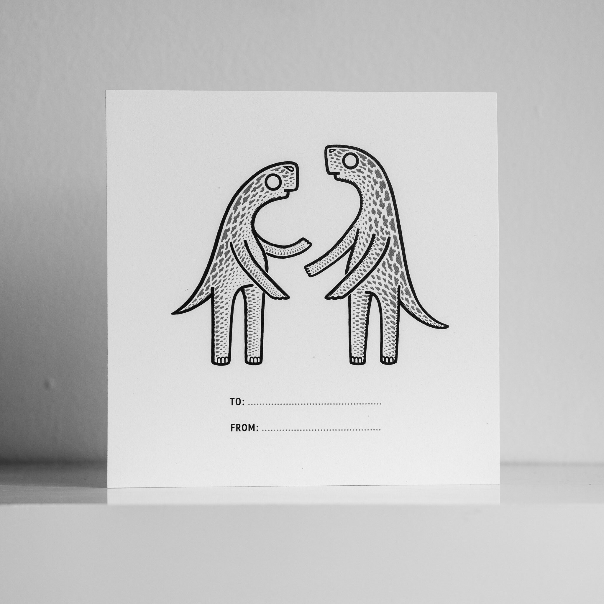 The Tiny Dinosaur Card 'congratulations on Your New - Etsy