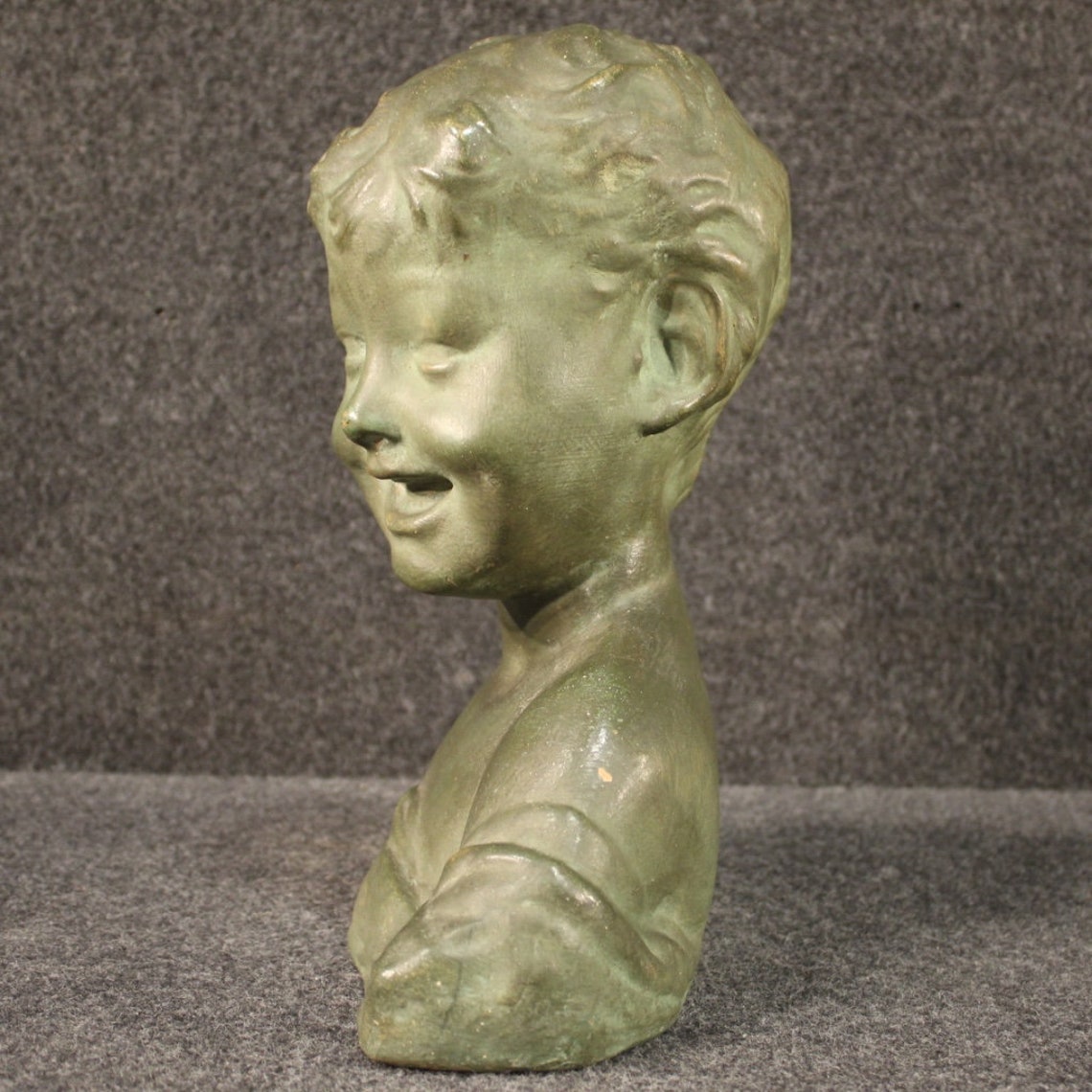 Sculpture Child Bust in Terracotta Object Statue Art Antique Style 900 ...